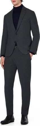 Cinque Herren Anzug blau Jersey