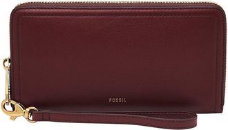 Fossil Zip Around Clutch Logan für Damen Leder, SL7831243