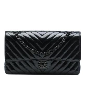 Chanel Sac bandouli&egrave;re classique double rabat Pre-owned - Femme - Pre-owned - Noir - Taille: ONE Size