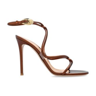 Gianvito Rossi Femme, Chaussures, Brun, Taille: 38 1/2 EU Sandales &agrave; talons Mamba