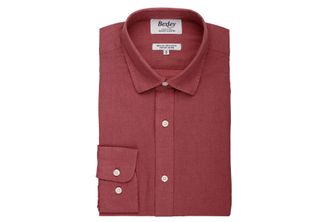 Bexley Silbert - Chemise homme chambray rouille