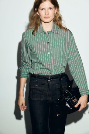 Gerard Darel Chemise courte &agrave; rayures - LIANA