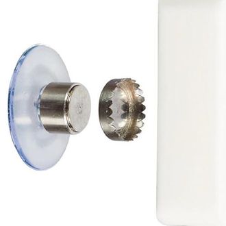 Generico Porte-savon Magn&eacute;tique - R&eacute;cipient &Agrave; Savon Mural De 1,57 Pouces Avec Ventouse | Accessoires De Salle De Bain | Organisateur De Savon Sans Per&ccedil;age | Ac