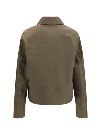 Fendi Mackintosh Fabric Jacket - Green