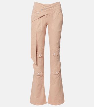 Blumarine Pantalon &eacute;vas&eacute; en coton