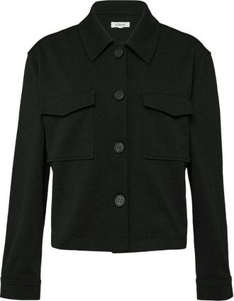 s.Oliver Strickjacke Relaxed-Fit Jersey-Jacke - Talliert