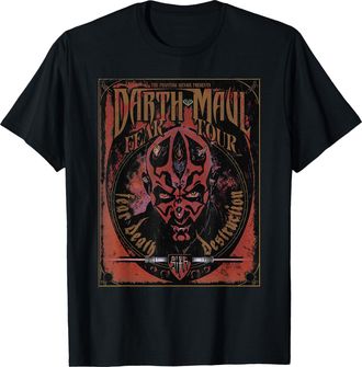 Star Wars Darth Maul Fear Tour Band T-Shirt