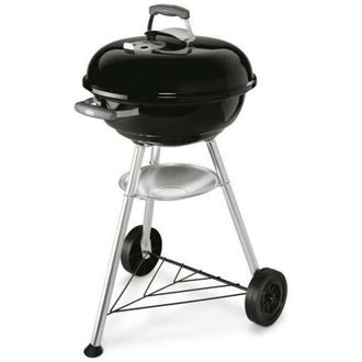 Weber Barbecue &agrave; charbon Compact Kettle 47cm - Acier chrom&eacute; - Noir