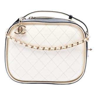 Chanel Sac Vanity Pre-owned - Femme - Pre-owned - Blanc - Taille: ONE Size