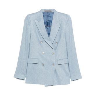 Tagliatore Parigi Blazer - - Jackets - Damen - Blau - 3XL