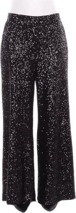 Manila Grace Femme, Pantalons, Noir, Taille: 44 FR Wide Pantalons