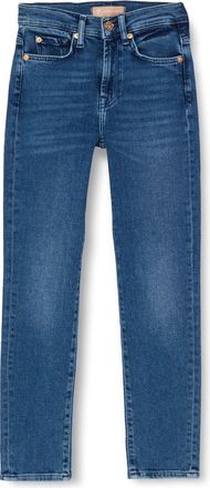 7 For All Mankind Damen Jsvy1200 Jeans, Dark Blue, 24 EU