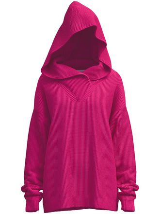 MACCAPANI Gestrickter Hoodie - Rosa
