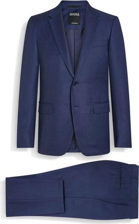 Ermenegildo Zegna Homme, Costumes, Bleu, Taille: 4XL Costume crois&eacute;
