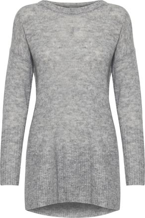 Ichi IHAMARA LONG LS2 Pullover, Damen, Grau M