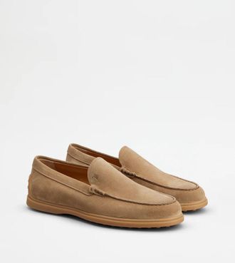 Tod's Suede Loafer - Beige