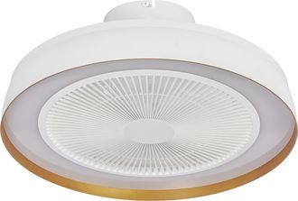 Osram Deckenventilator 480mm, 49W LED dimmbar, DC Motor 6 Stufen, Fernbedienung Timer, 1900 m³/h, 13-20m²