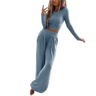 Generic Surv&ecirc;tement deux pi&egrave;ces en velours pour femme avec fermeture &eacute;clair et capuche - Haut &agrave; manches longues et pantalon d&eacute;contract&eacute; - Tenue de voyage - En