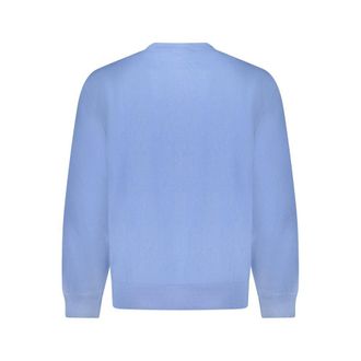 Calvin Klein Logo-Embroidered Cotton Sweatshirt - Blue