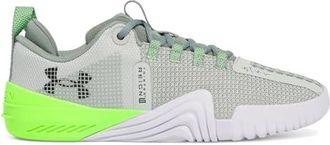Under Armour Baskets Tribase Reign 6 pour Homme, Vert Hydro Vert/silice/Noir, 44.5 EU