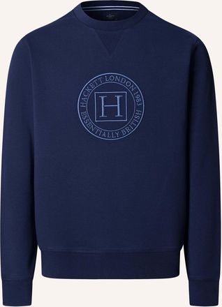 Hackett Sweatshirt Heritage H Crew blau
