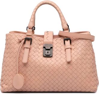 Bottega Veneta petit sac à bandoulière Intrecciato Roma (2012-2025) - Rose