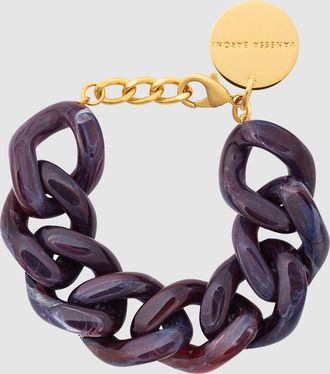 Vanessa Baroni Bracelet Great Aubergine Marble