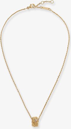 Bottega Veneta Silver necklace with Intreccio pendant - BOTTEGA VENETA - gender_Woman