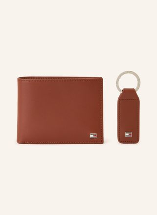 Tommy Hilfiger Set: Geldb&ouml;rse Und Schl&uuml;sselanh&auml;nger braun