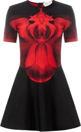 Alexander McQueen Robe motif orchid&eacute;e
