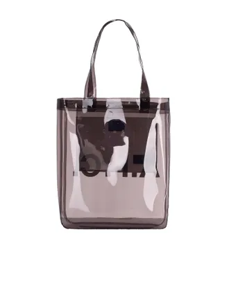 A.P.C. Womens Tote Bag Lou Anthracite Thermoplastic Polyurethane Shoulder