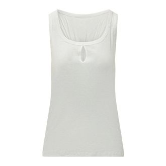 Victoria Beckham Femme, Tops, Blanc, Taille: 38 FR D&eacute;bardeur Fendu