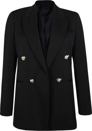 Lanvin Femme, Vestes, Noir, Taille: 42 FR Blazer en Laine pour Femmes