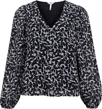 Object OBJMILA RE L/S V-Neck TOP NOOS