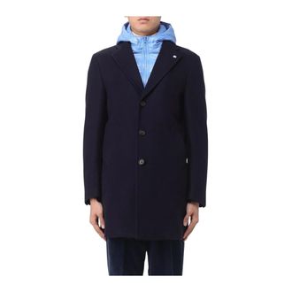 Manuel Ritz Herren, Mäntel, Blau, XLGröße