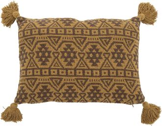 Bloomingville Lyla Kissen, Braun, Recycelte Baumwolle