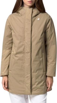 K-Way Sophie Twill Soft Beaver - - Jackets - Damen - Beige - XL