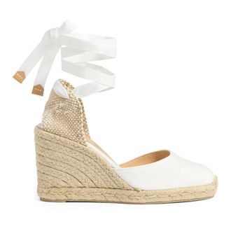 Castaner Femme, Chaussures, Blanc, Taille: 40 EU Carina/8/001 9 cm Wedges