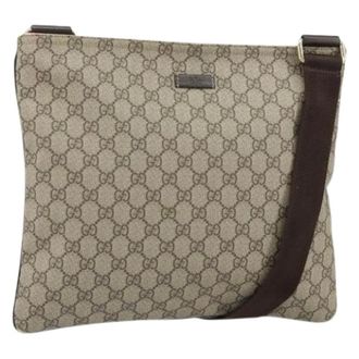 Gucci Sac bandouli&egrave;re en plastique Pre-owned - Femme - Pre-owned - Beige - Taille: ONE Size