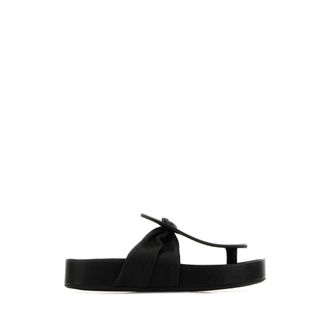 Uma Wang UMA Wang, Femme, Chaussures, Noir, Taille: 40 EU Sandales fronc&eacute;es en cuir