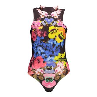 Desigual Hochgeschlossenes Tanktop mit offenem R&uuml;cken - - Tops - Damen - Mehrfarbig - L