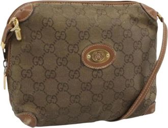 Gucci Sac bandouli&egrave;re vintage doccasion - Femme - Pre-owned - Beige - Taille: ONE Size