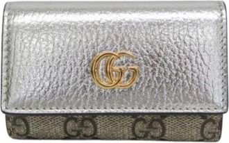 Gucci unisex, Pre-owned, Multicolore, Taille: ONE Size Porte-cl&eacute;s en cuir Pre-owned