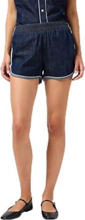Wrangler Piped Short en Denim, Selle, 30 W Femme