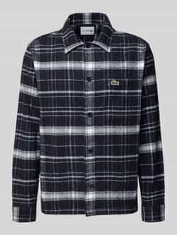 Lacoste Oversized Hemdjacke aus reiner Baumwolle Modell 6CG