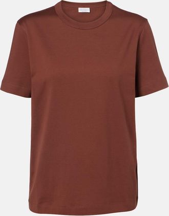 Brunello Cucinelli T-Shirt aus Baumwoll-Jersey