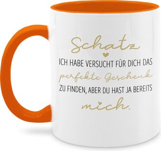 Shirtracer Tasse Tassen 325ml - Partner Freund & Freundin - Perfekte Geschenk zu finden Schatz Geschenk Valentinstag Mann Geschenkideen zum Valentinstag Frauen -