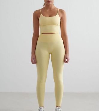 Aim'n Petite - Mellow - Collants effet sculptant sans coutures - Jaune clair