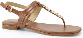 Michael Kors Femme, Chaussures, Brun, Taille: 40 1/2 EU Marcia Embellished Leather Sandal