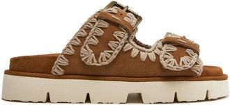 Mou Pantoletten MU.SW461005A Braun
